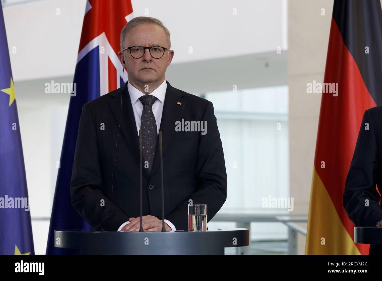 Berlin, Germany, July 10, 2023. Australian Prime Minister Anthony ...