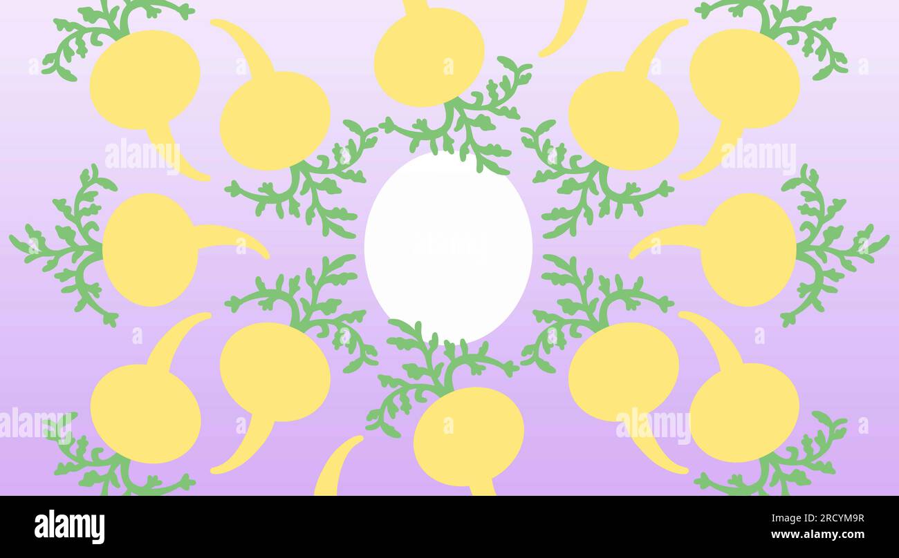 Maca Root Lepidium Meyenii Pattern Flat Style Illustration, Superfood ...