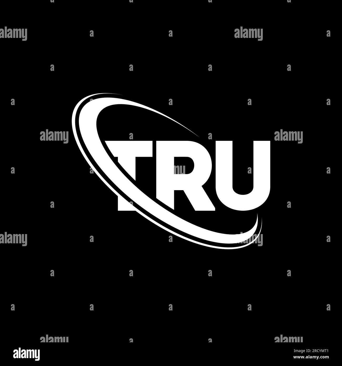 TRU logo. TRU letter. TRU letter logo design. Initials TRU logo linked ...