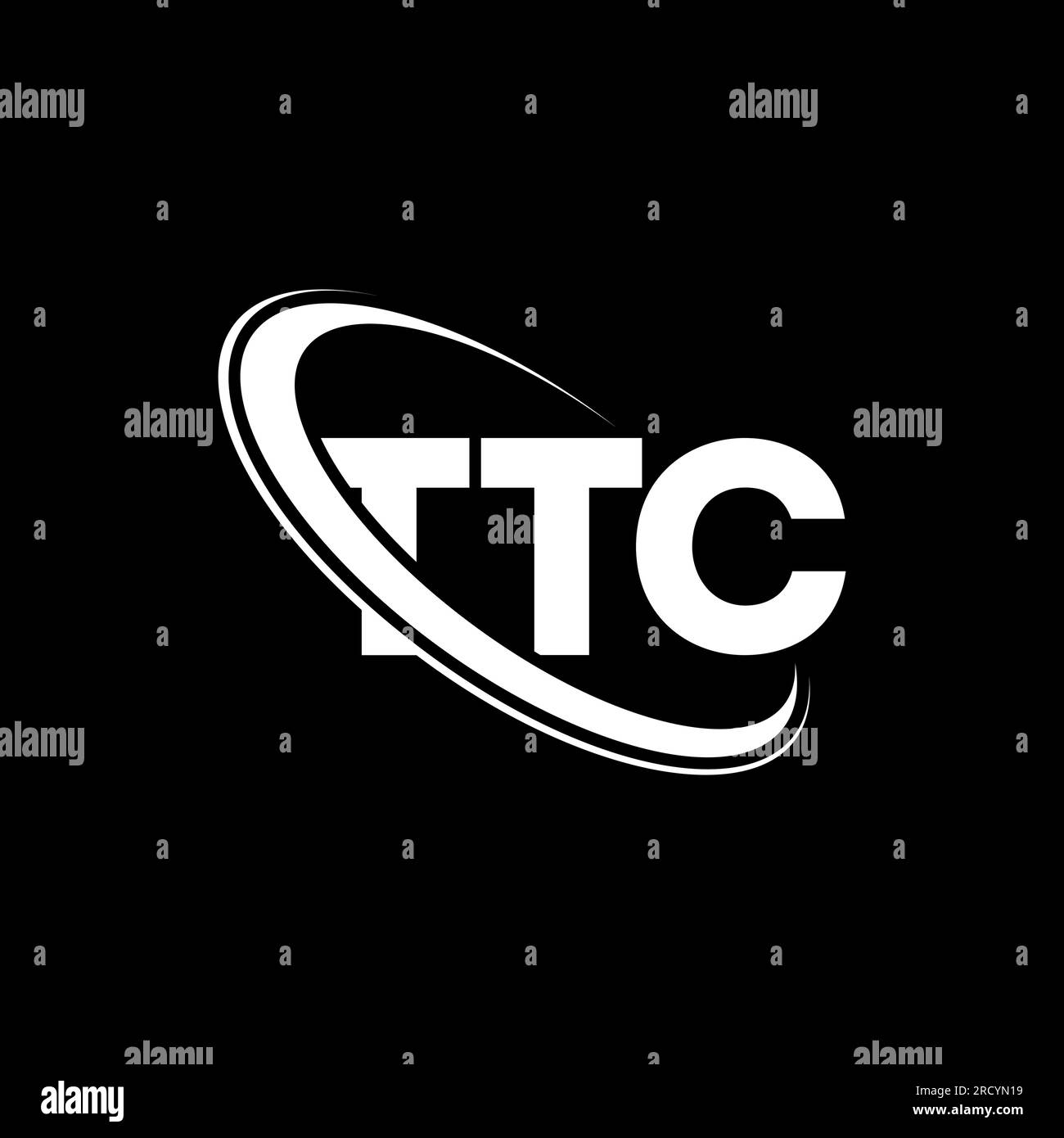 TTC logo. TTC letter. TTC letter logo design. Initials TTC logo linked ...