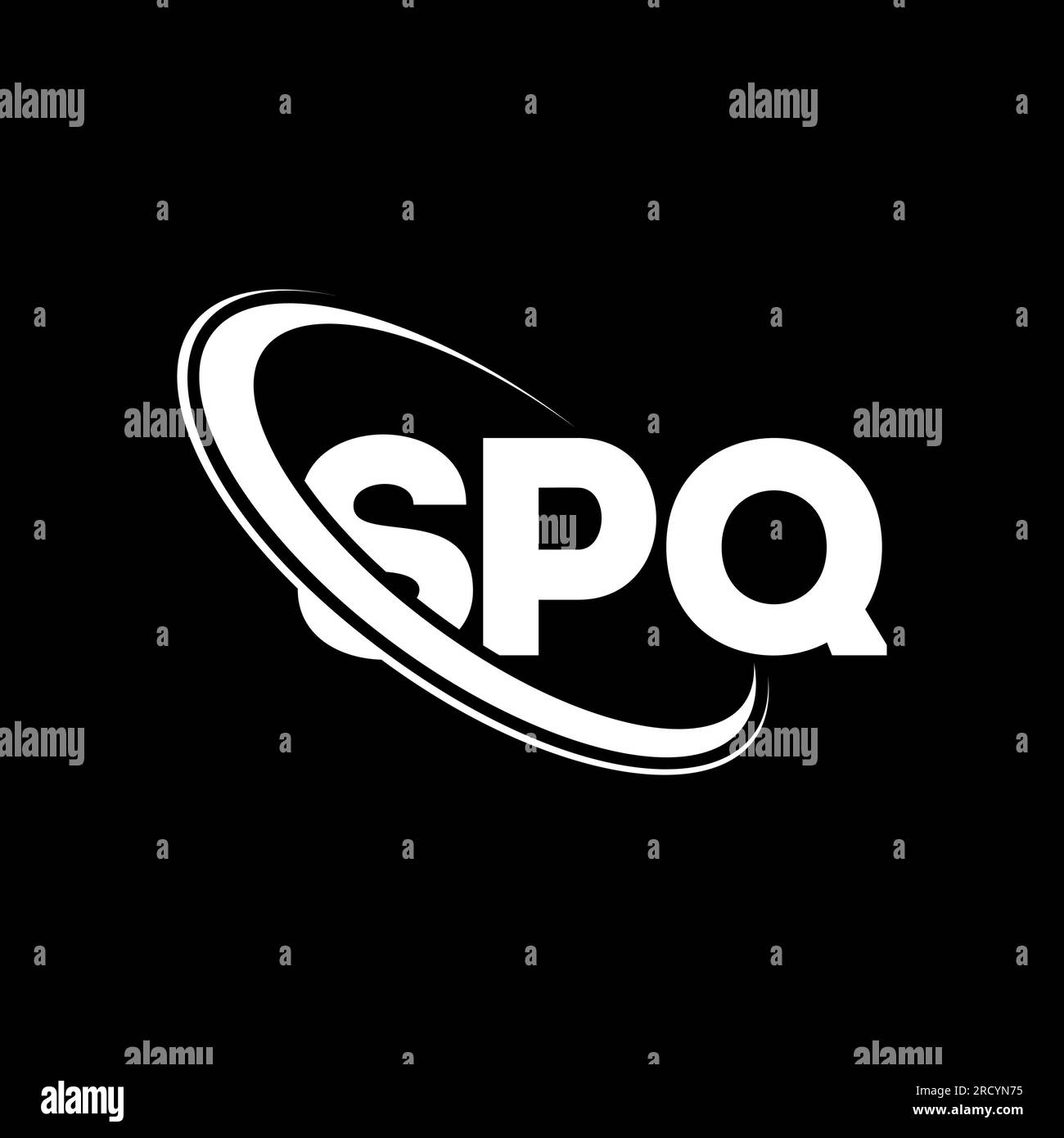 SPQ logo. SPQ letter. SPQ letter logo design. Initials SPQ logo linked ...