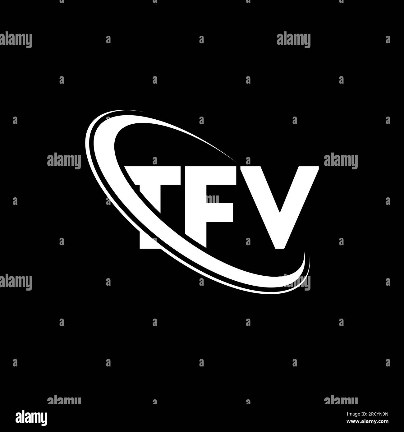 Tfv logo design hi-res stock photography and images - Alamy