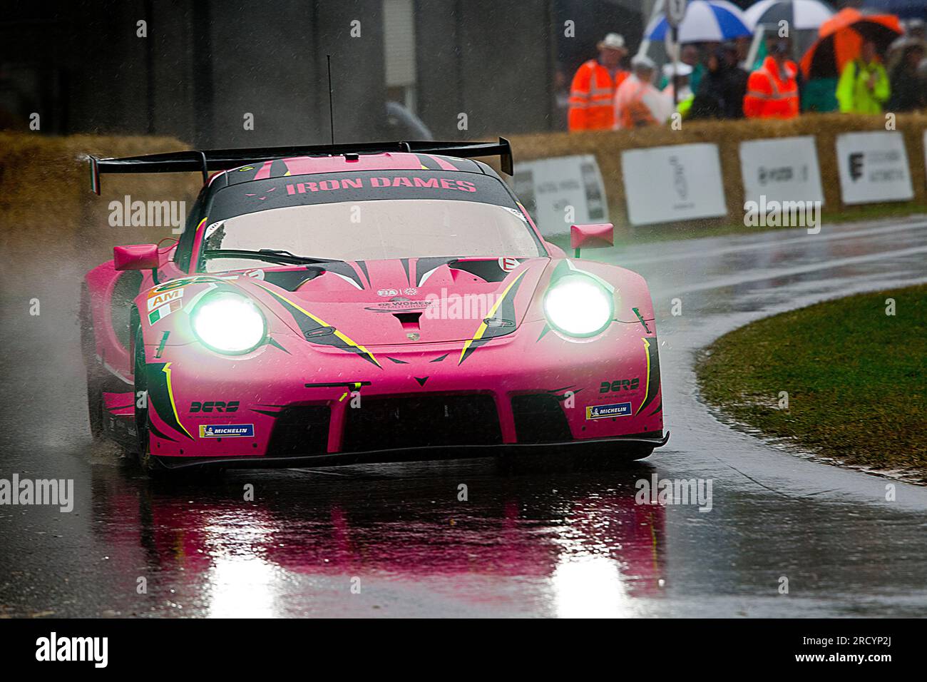 2023 Porsche 911 RSR-19 driven by Rachel Frey, (Iron Dames), at The ...