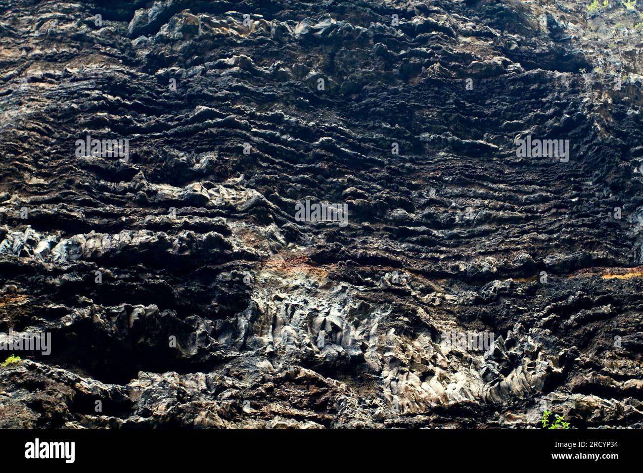 oxamite cave on Tenerife island, petrified lava, sleeping volcano ...