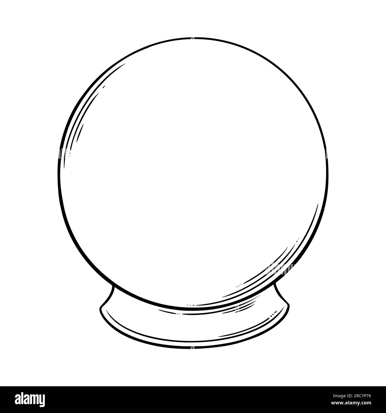 Crystall ball for magic oracle sessions. Vintage witch occult spiritual ...