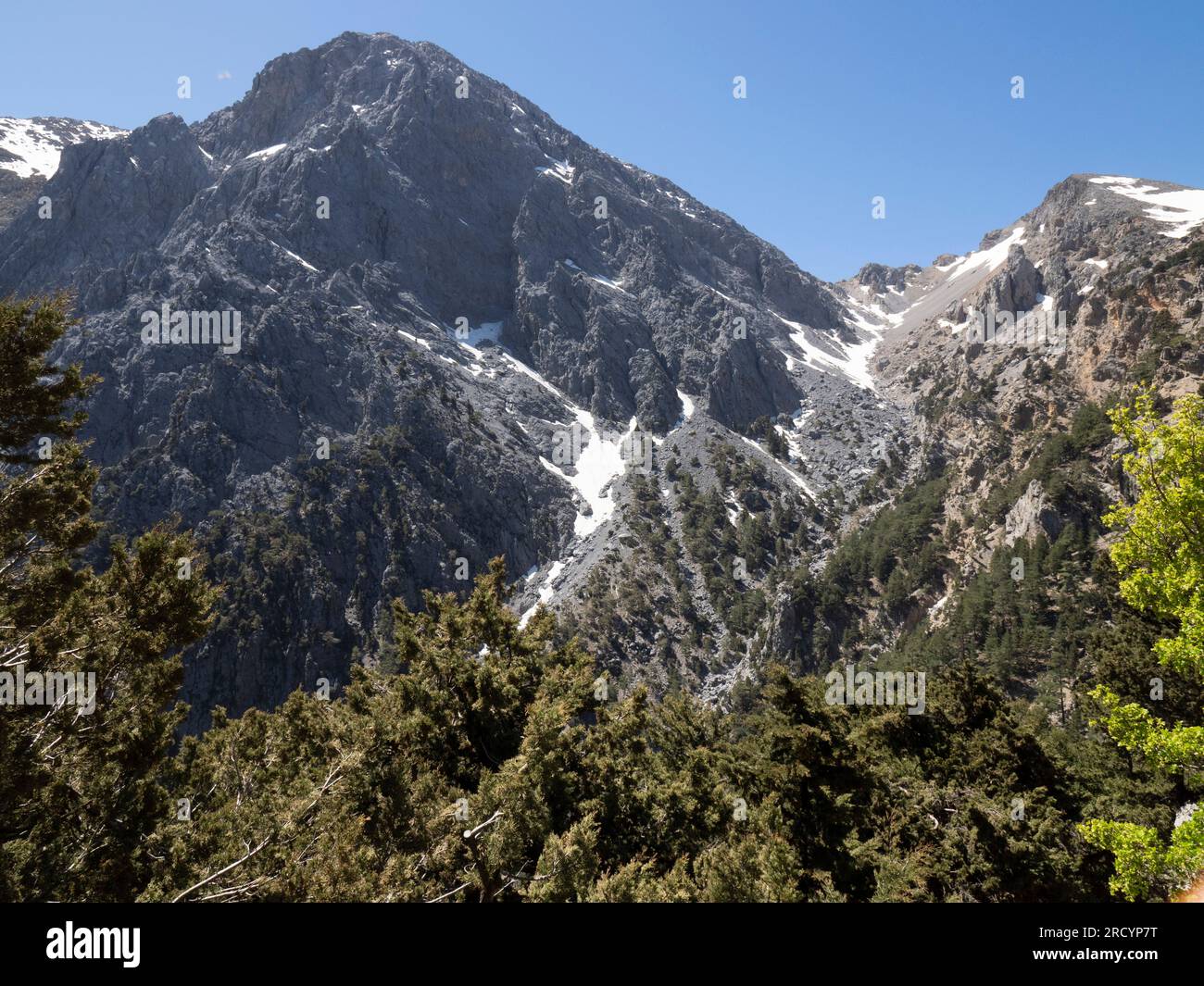View of Samaria Gorge,, West Crete Stock Photo - Alamy