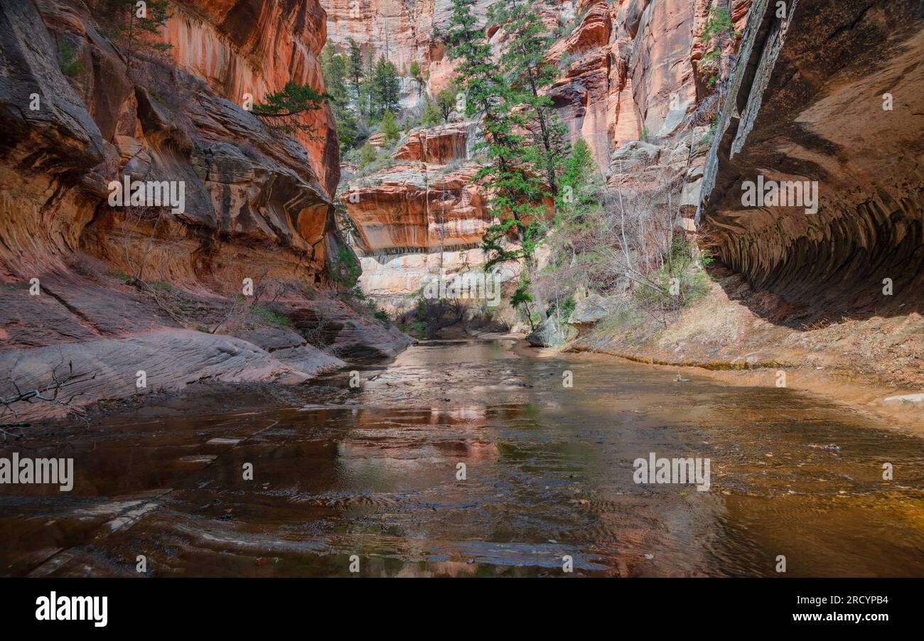 Subway, Zion National Park Utah Stock Photo - Alamy