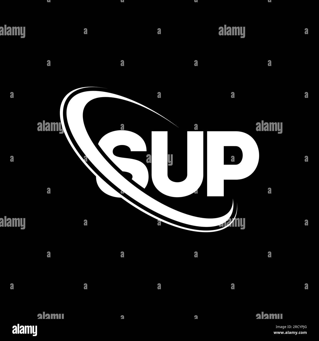 SUP logo. SUP letter. SUP letter logo design. Initials SUP logo linked ...