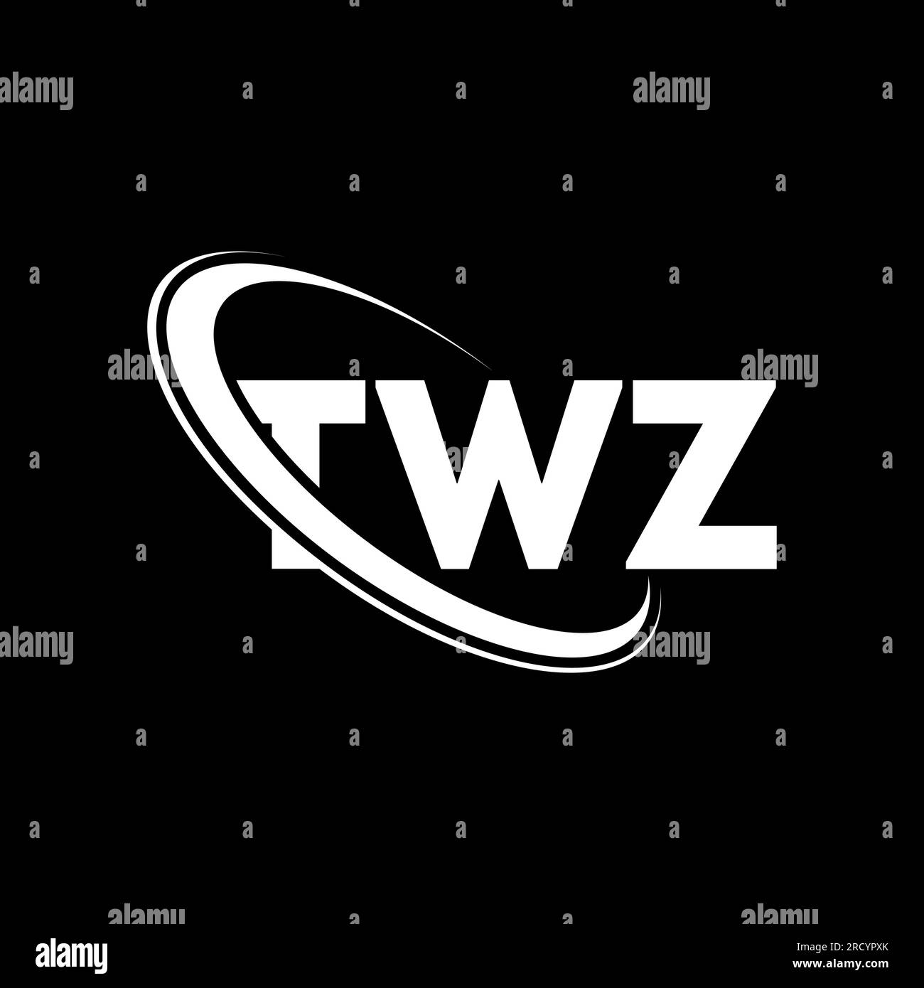 TWZ logo. TWZ letter. TWZ letter logo design. Initials TWZ logo linked ...
