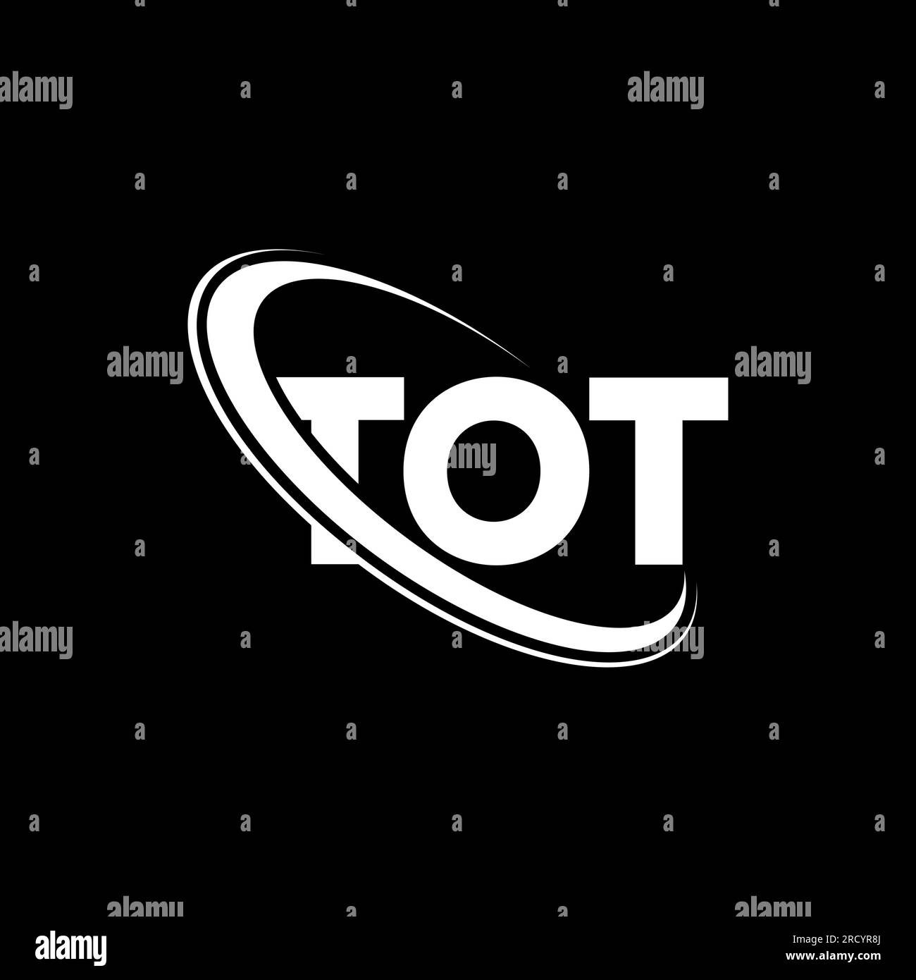 TOT logo. TOT letter. TOT letter logo design. Initials TOT logo linked ...