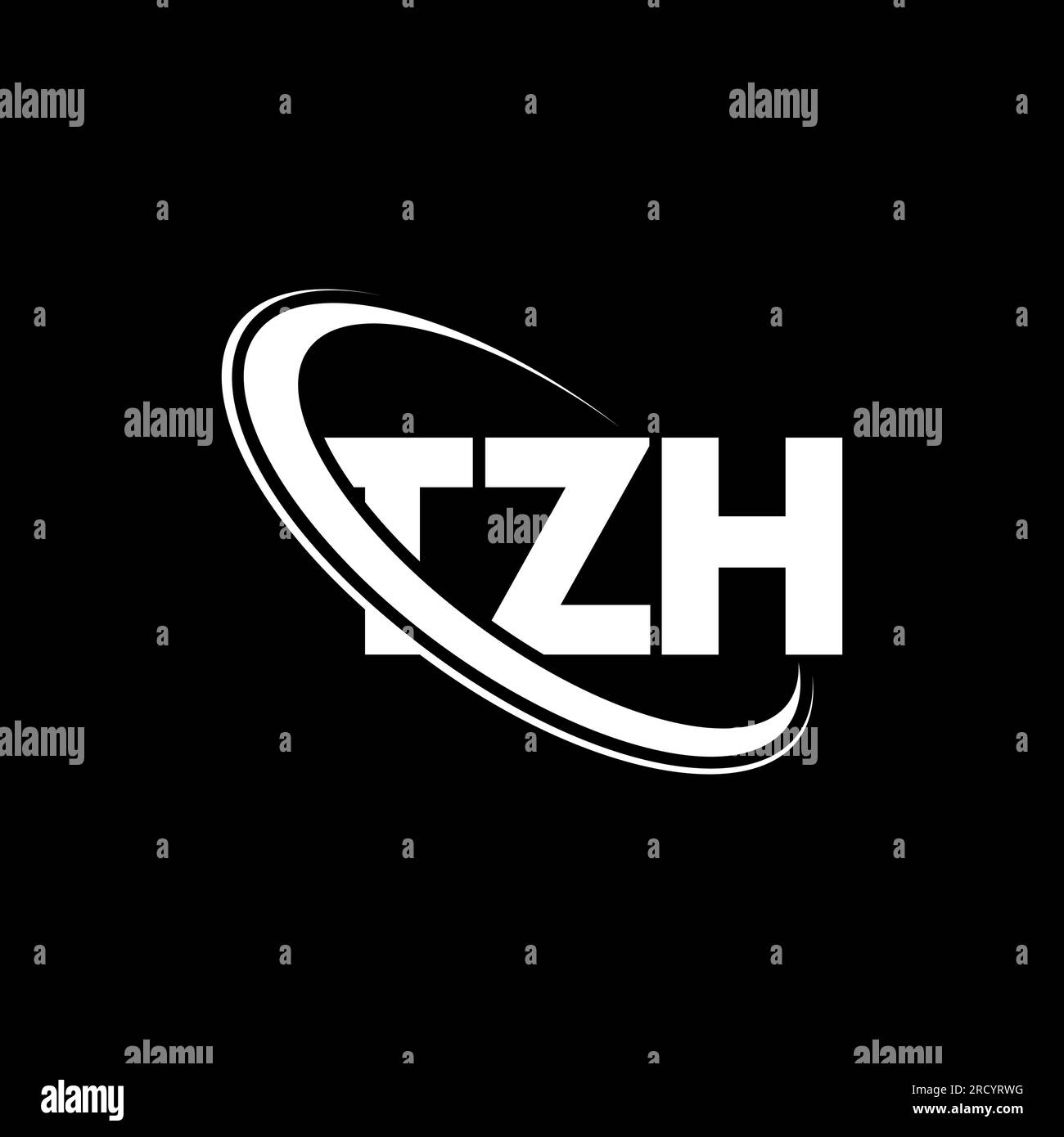 Tzh circle logo hi-res stock photography and images - Alamy