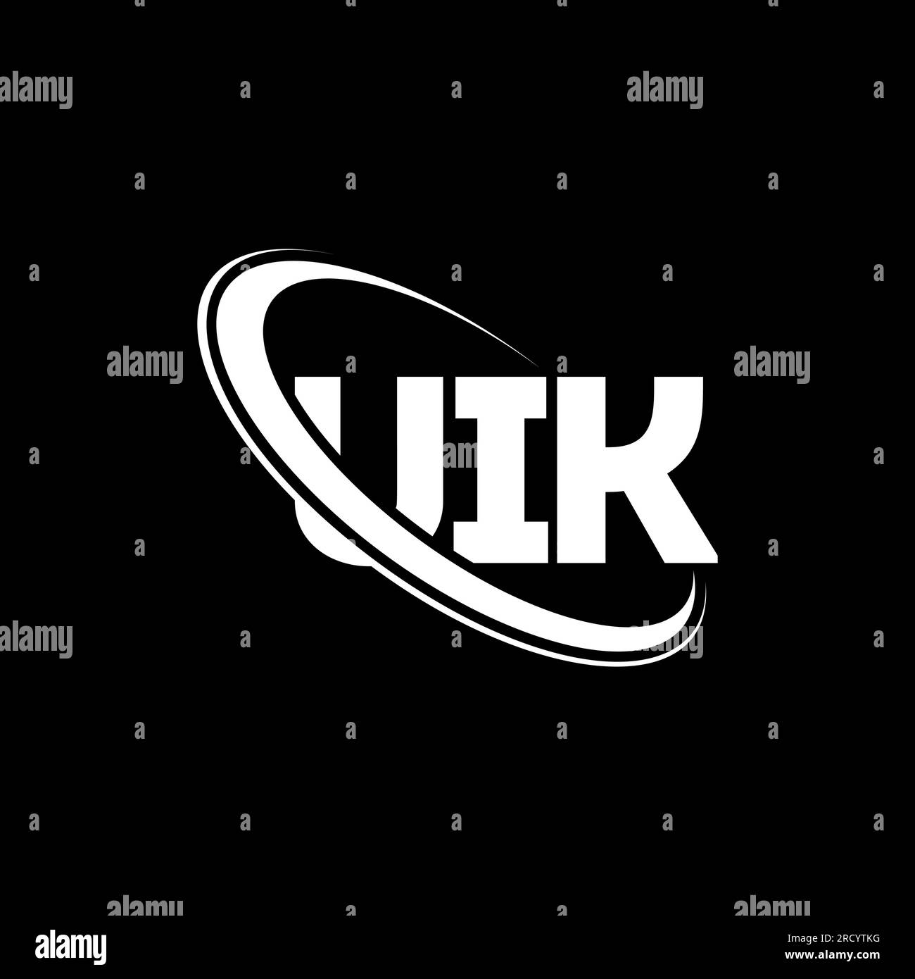 Uik minimalist logo Stock Vector Images - Alamy