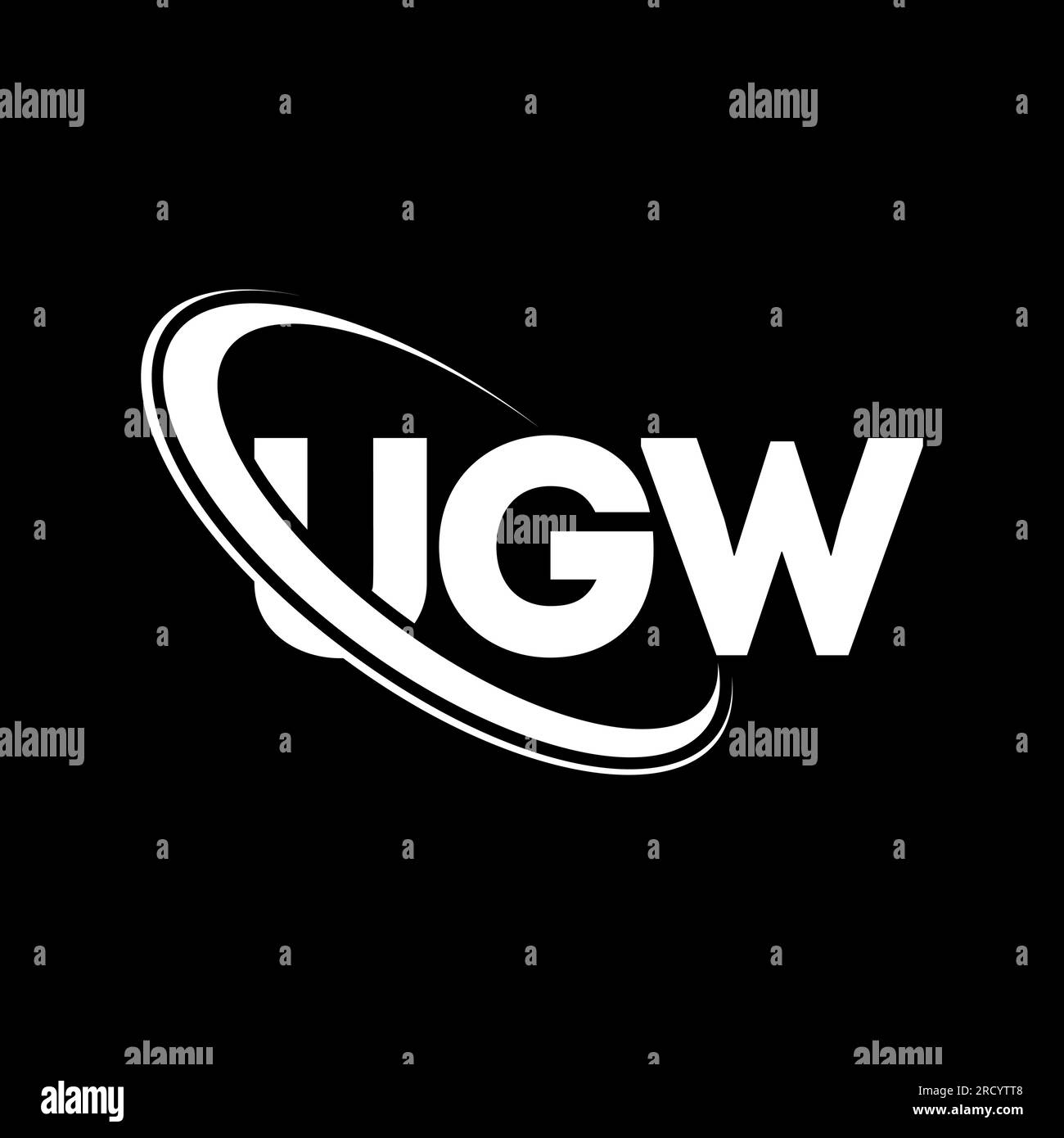 Ugw logo design hi-res stock photography and images - Alamy