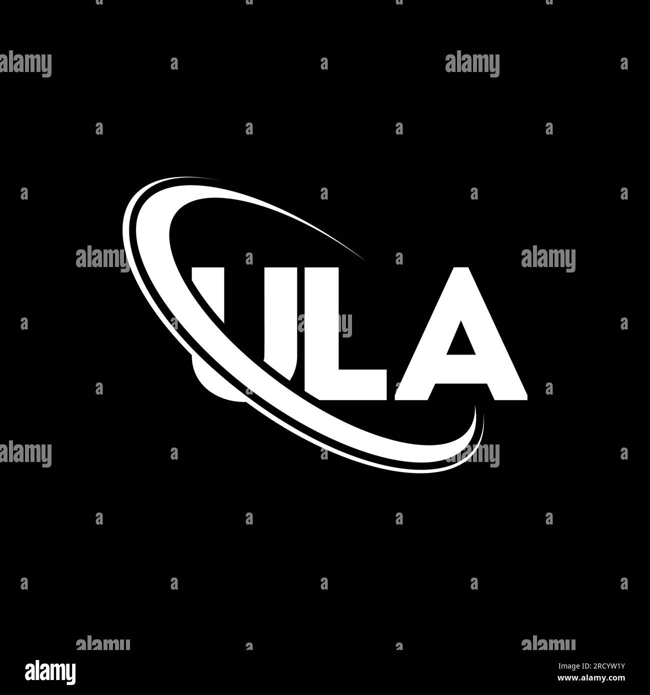 ULA logo. ULA letter. ULA letter logo design. Initials ULA logo linked ...