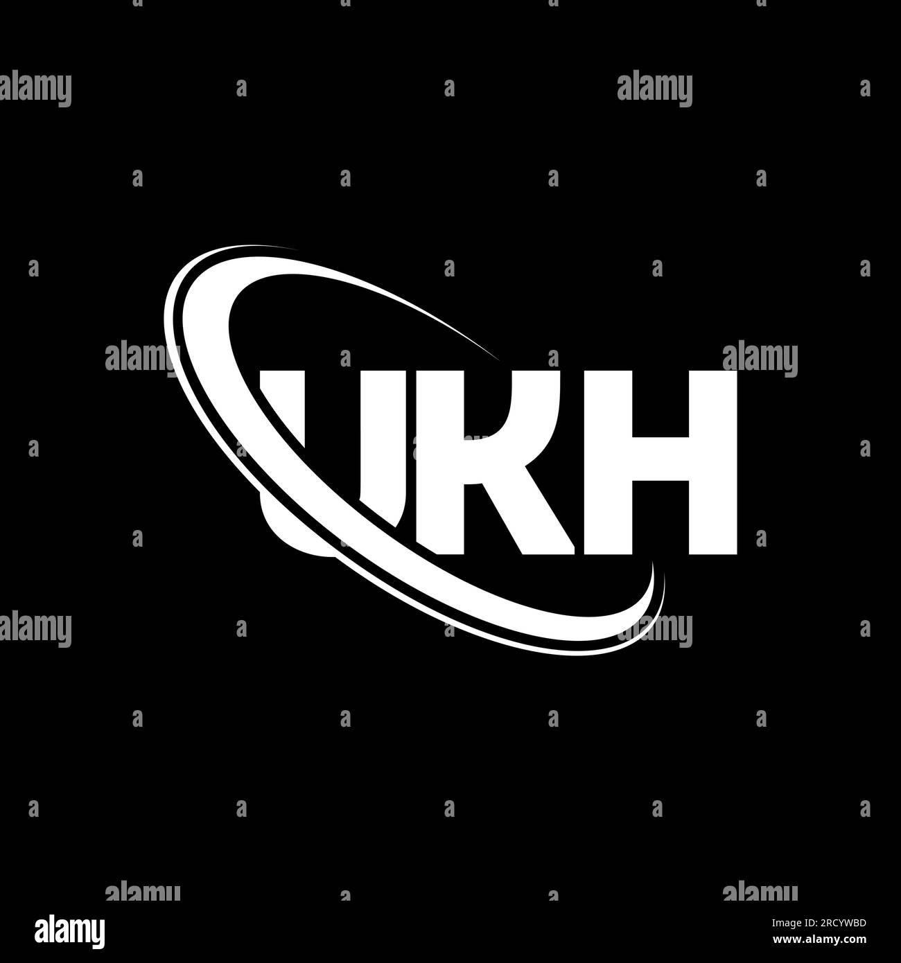 Ukh logo design hi-res stock photography and images - Alamy