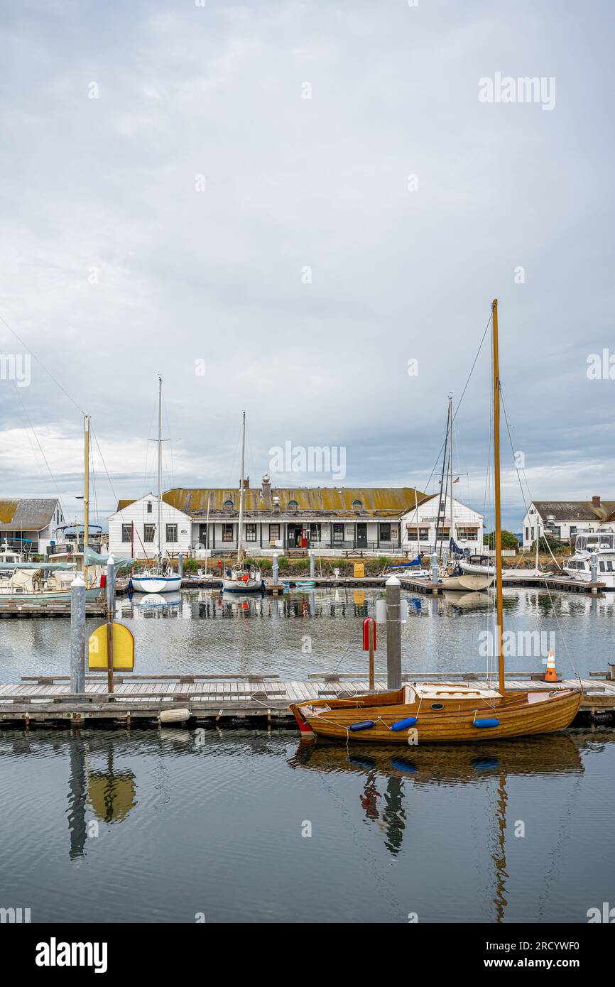 Harbor of Port Townsend in Washington State Stock Photo - Alamy