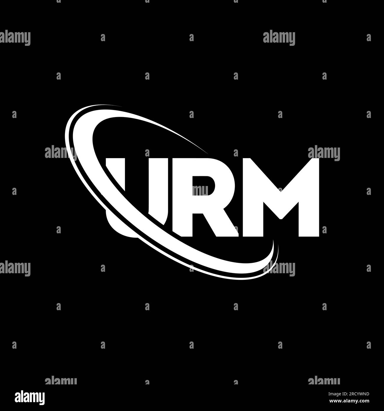 URM logo. URM letter. URM letter logo design. Initials URM logo linked ...