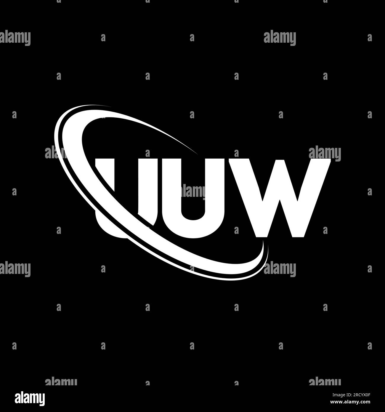 Uuw logo design hi-res stock photography and images - Alamy