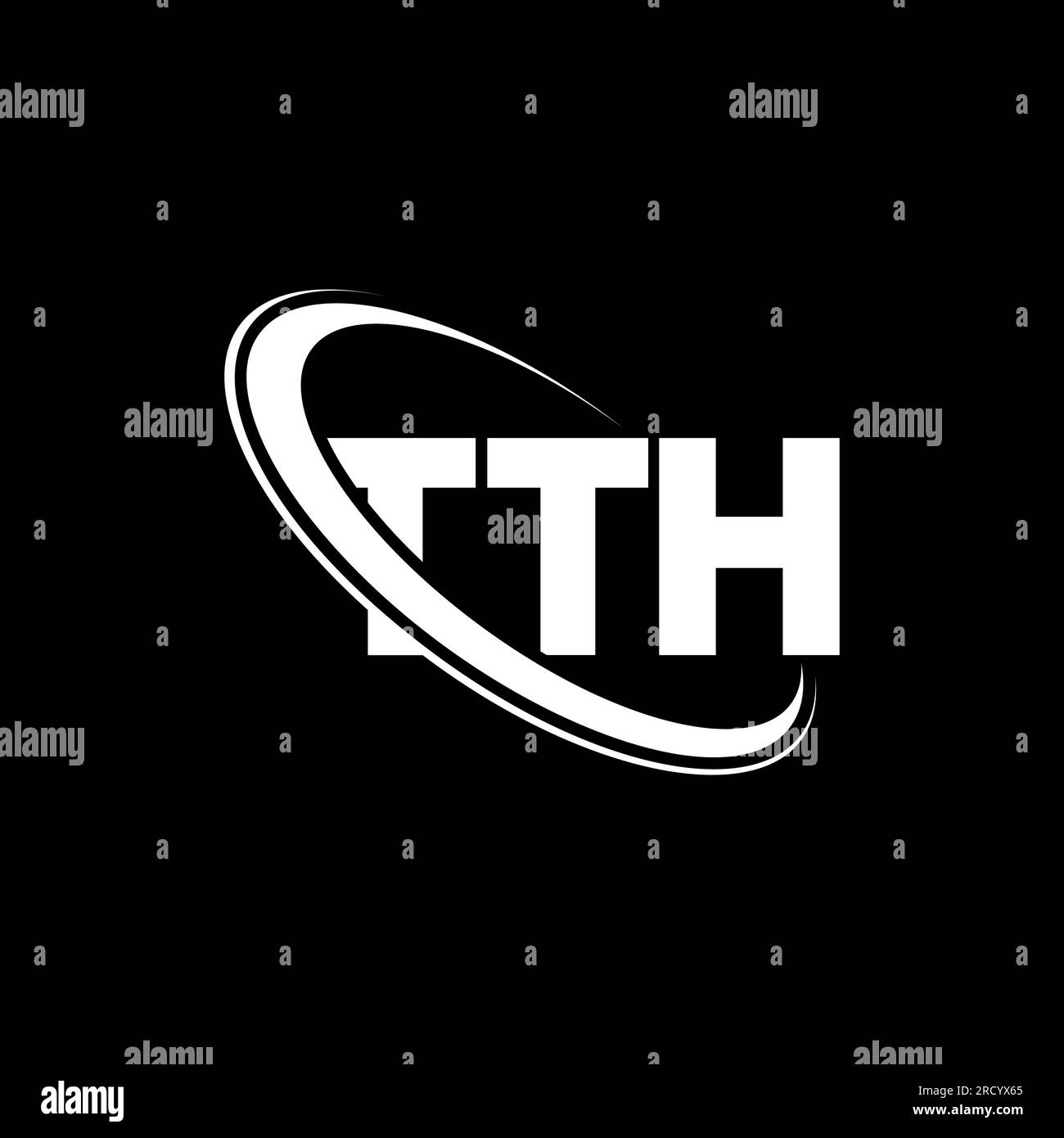 TTH logo. TTH letter. TTH letter logo design. Initials TTH logo linked ...