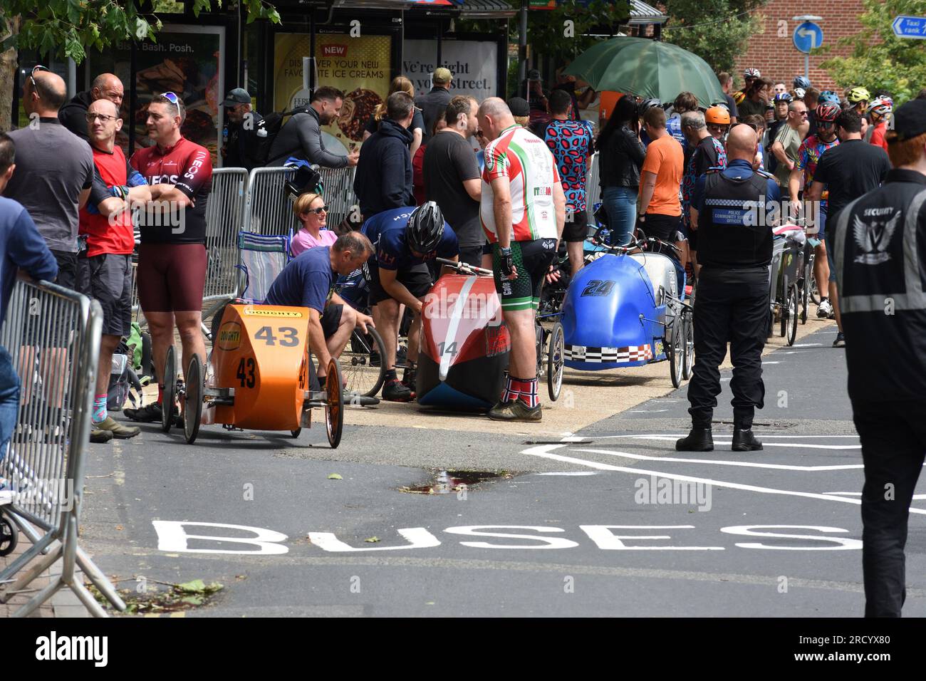 The British Pedal Car Grand Prix 2023 in Ringwood Hampshire Stock Photo ...