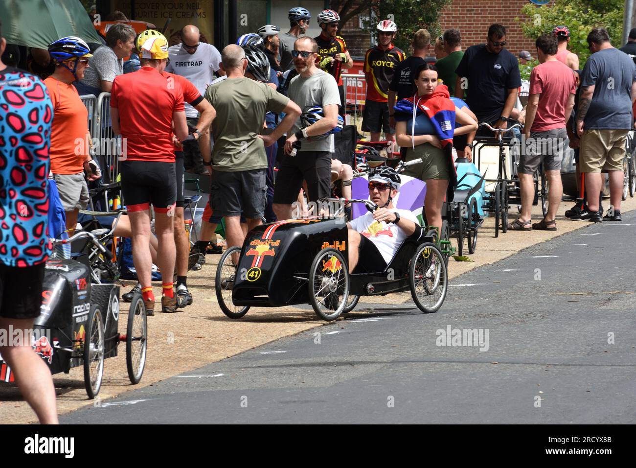 The British Pedal Car Grand Prix 2023 in Ringwood Hampshire Stock Photo ...