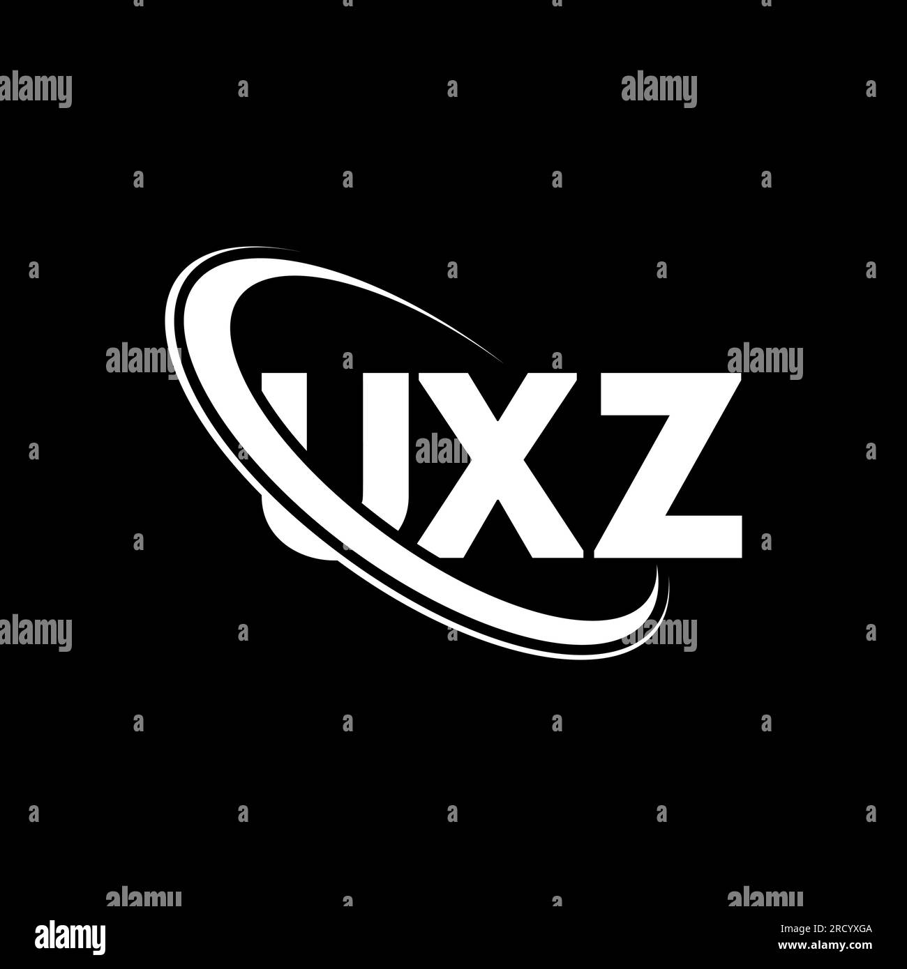 Uxz logo design hi-res stock photography and images - Alamy