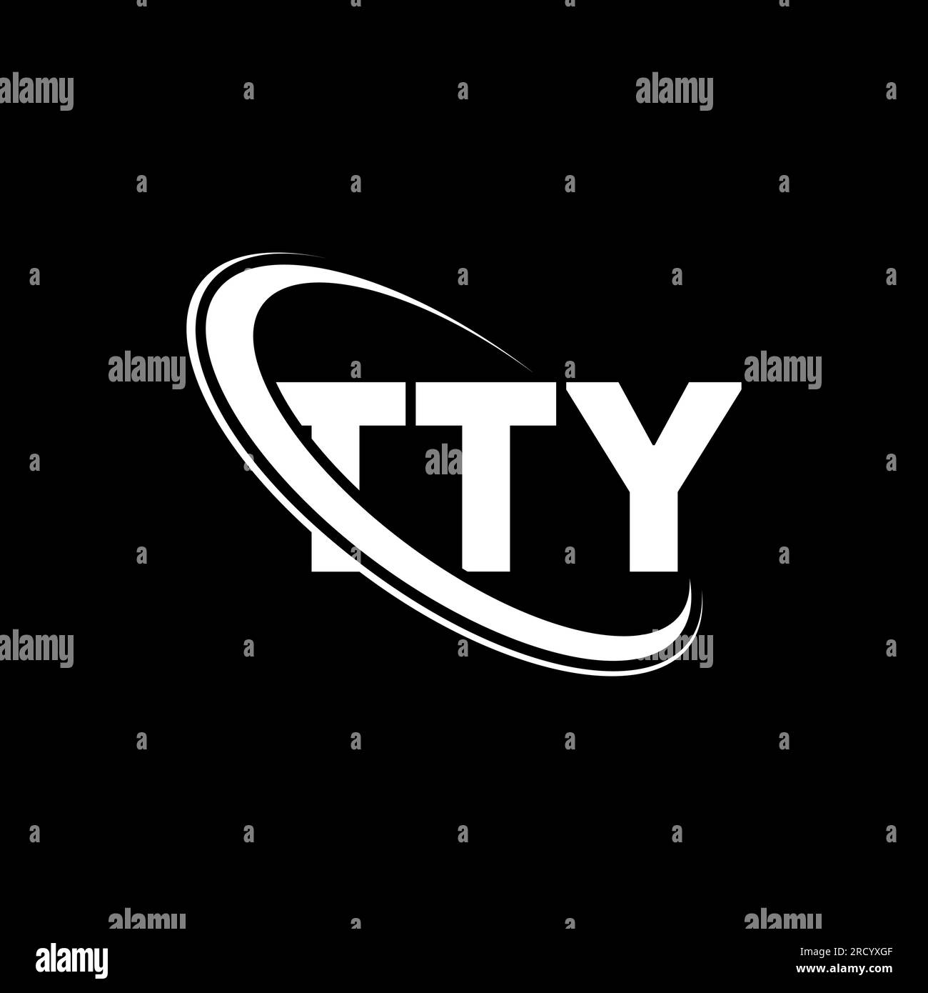 Tty circle logo hi-res stock photography and images - Alamy