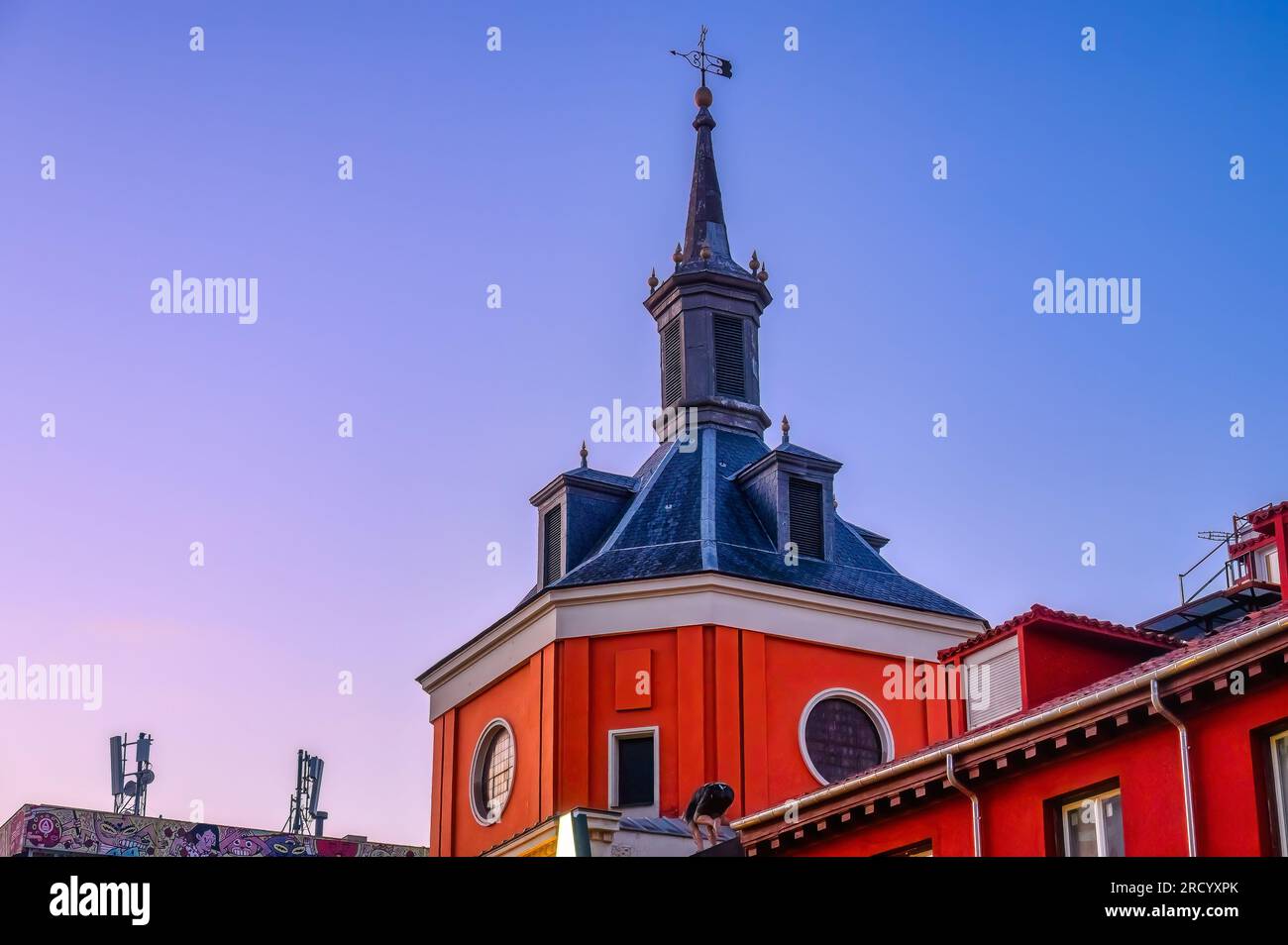 Tower rooftop scene hi-res stock photography and images - Alamy