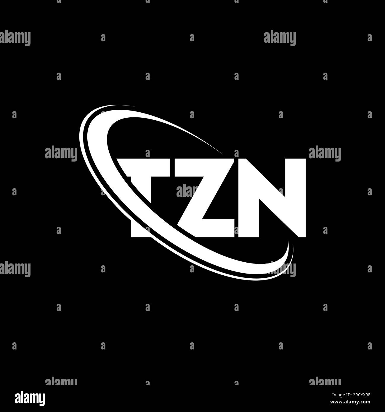 TZN logo. TZN letter. TZN letter logo design. Initials TZN logo linked ...
