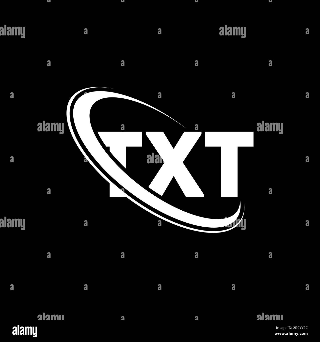 Txt circle logo Stock Vector Images - Alamy