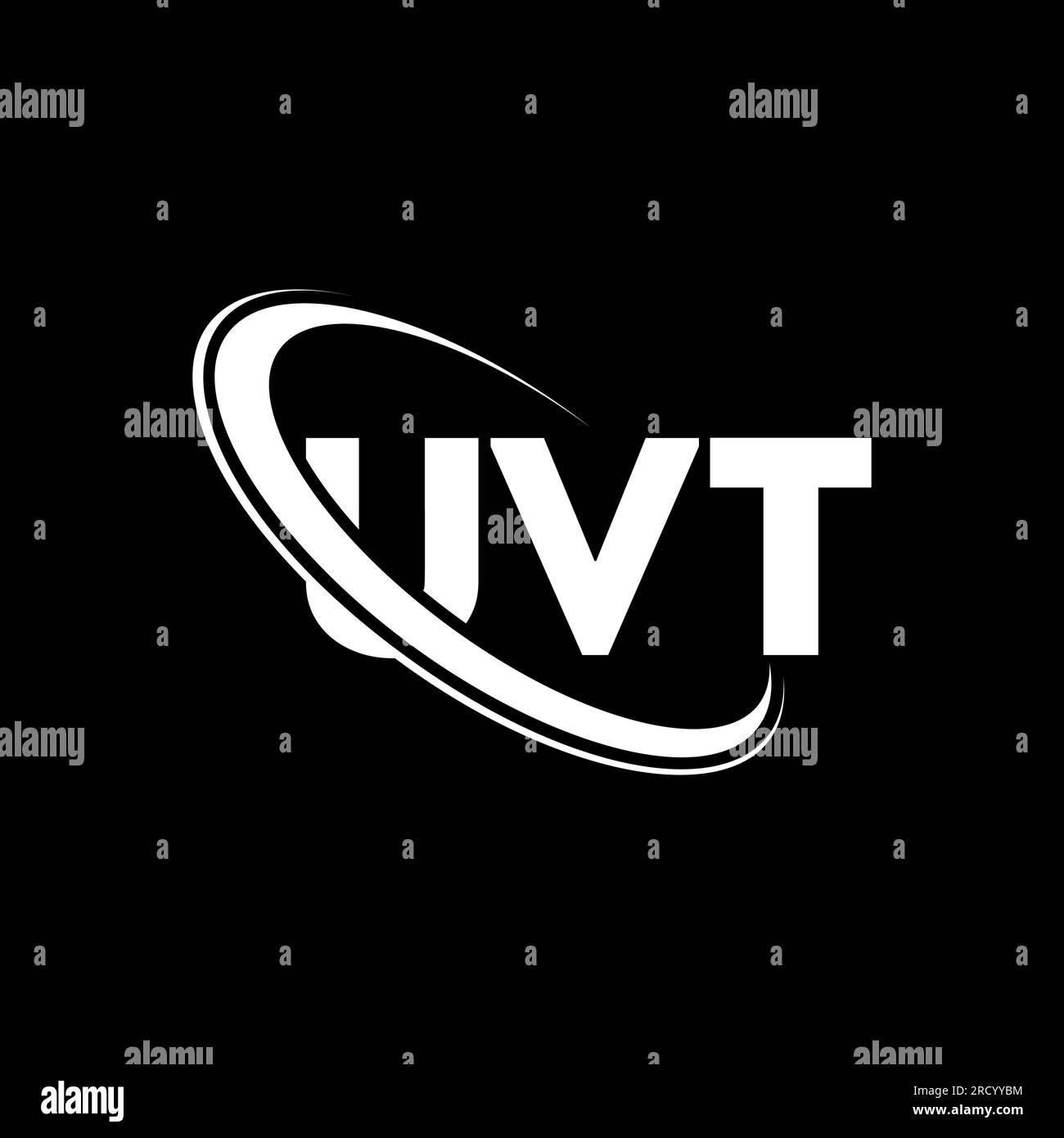 UVT logo. UVT letter. UVT letter logo design. Initials UVT logo linked ...