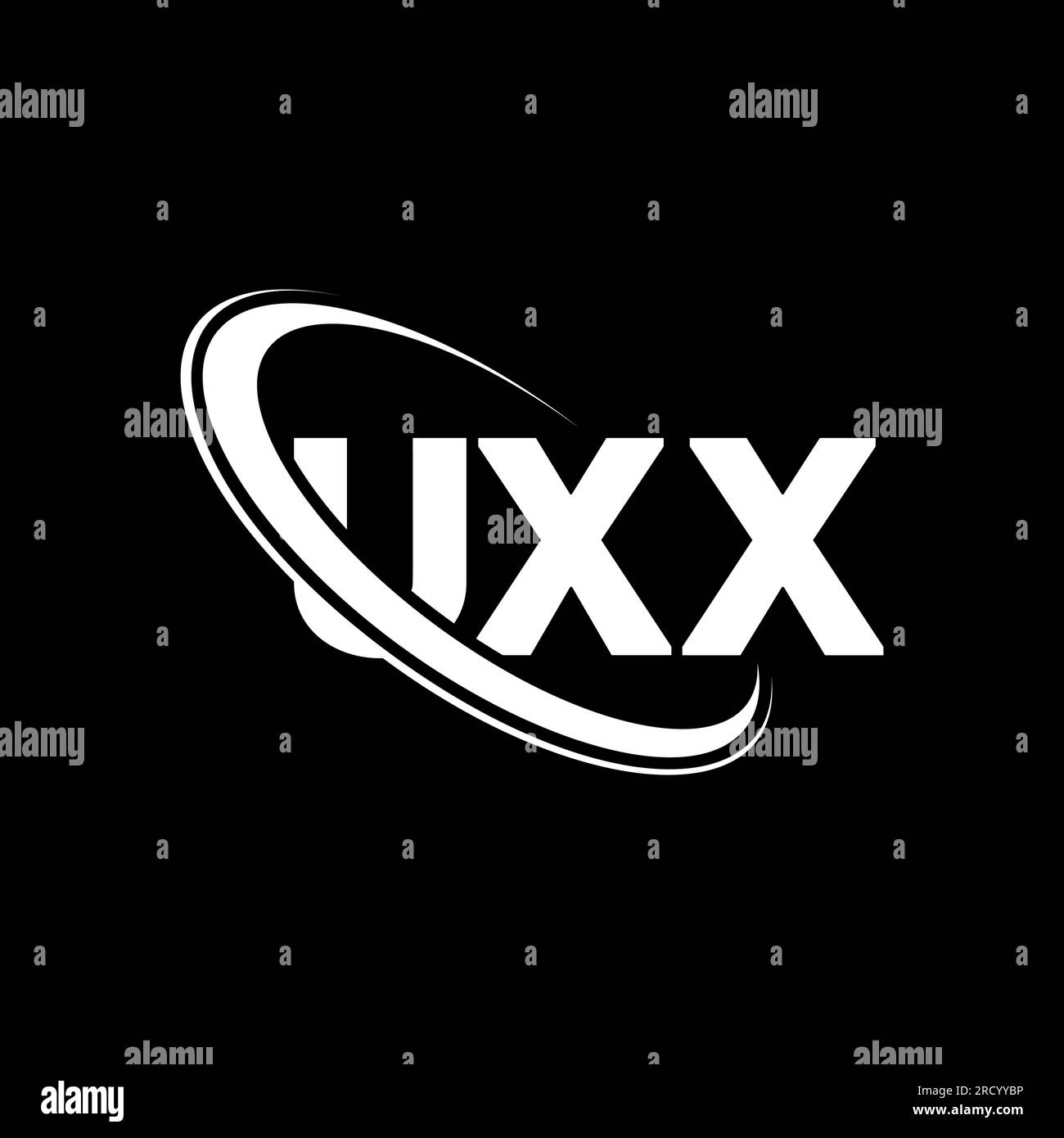 Uxx logo design hi-res stock photography and images - Alamy