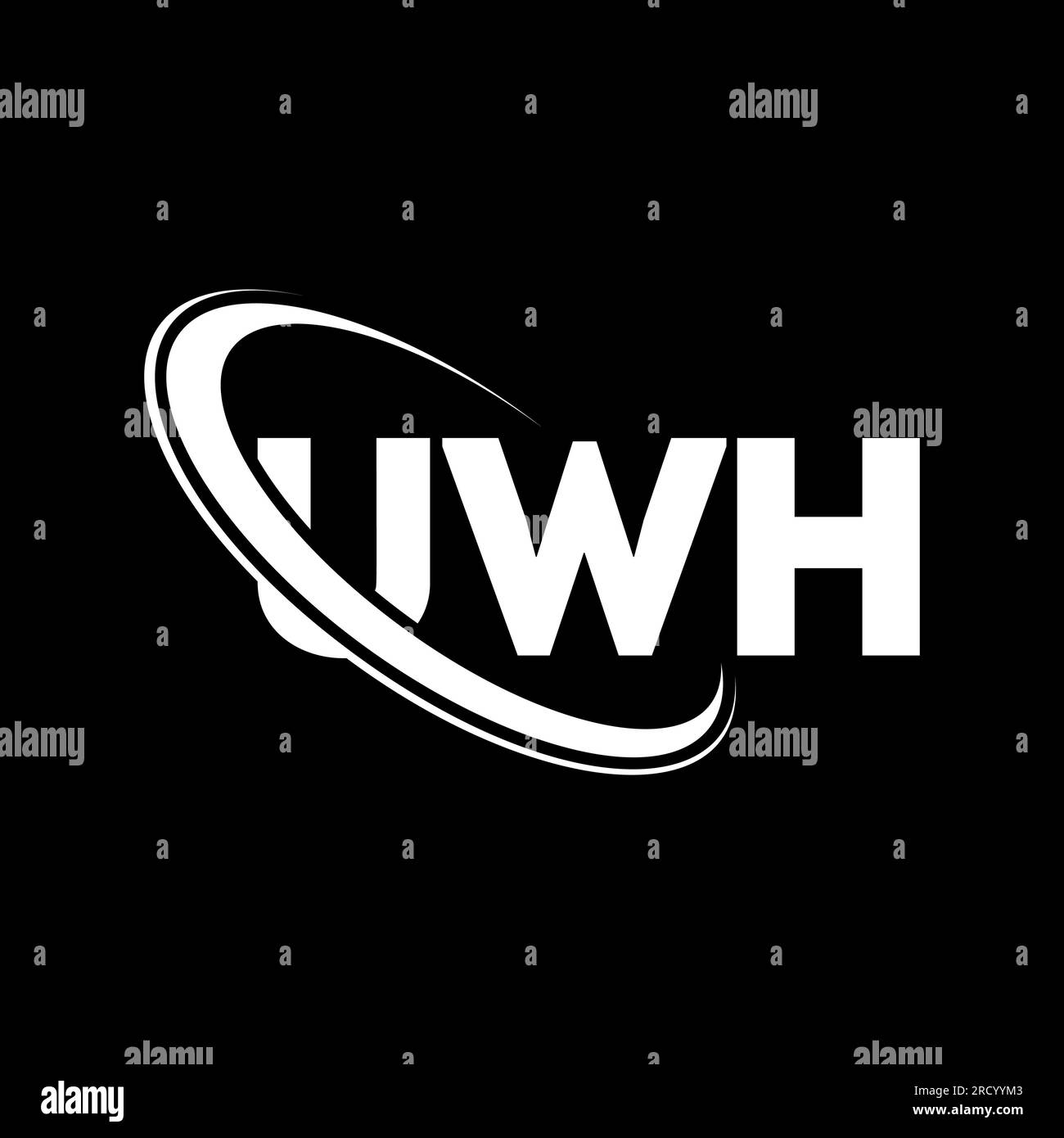 Uwh logo design hi-res stock photography and images - Alamy