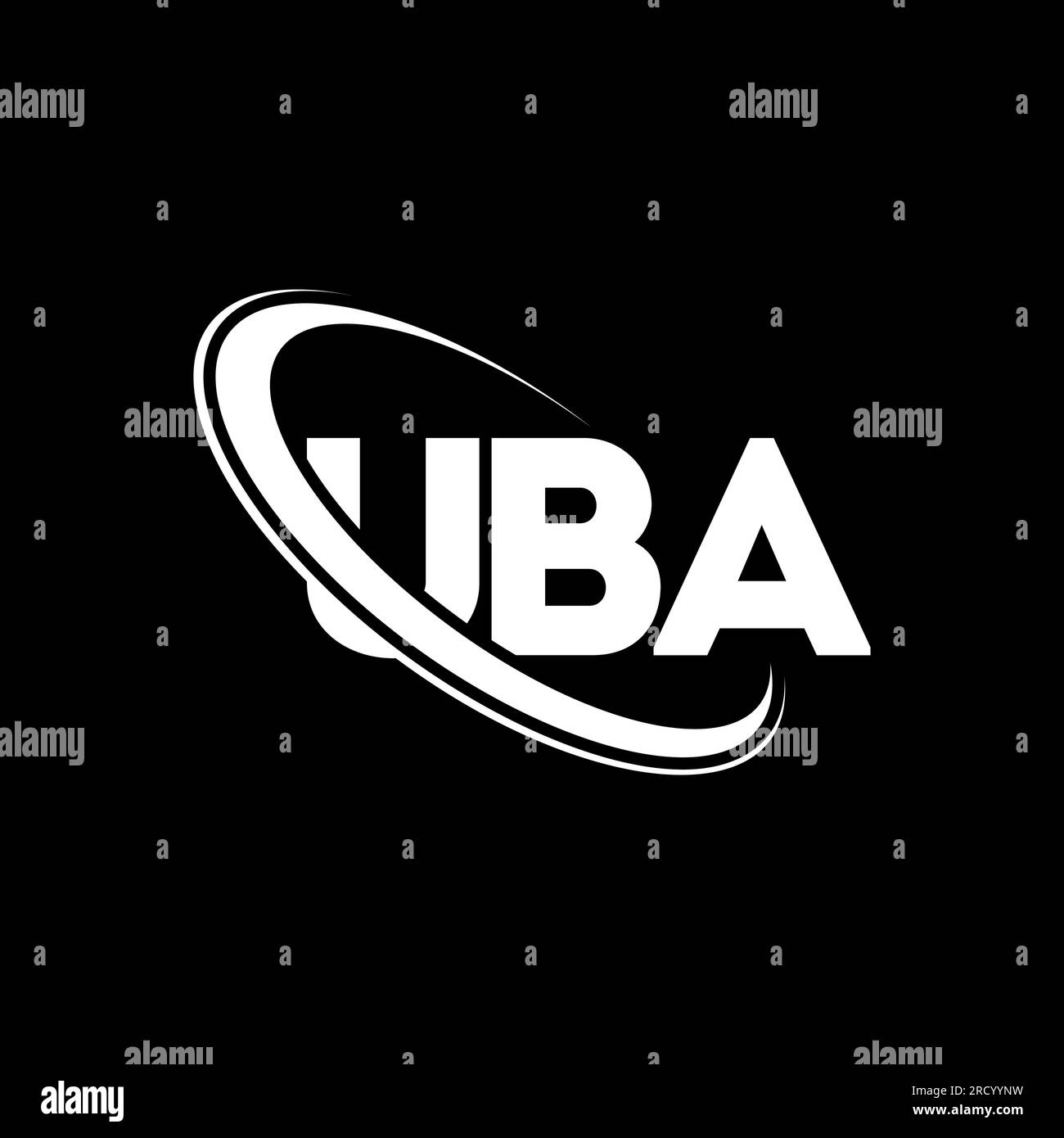 UBA logo. UBA letter. UBA letter logo design. Initials UBA logo linked ...