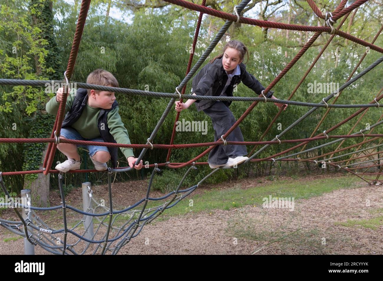 Girl in the spider web hi-res stock photography and images - Alamy