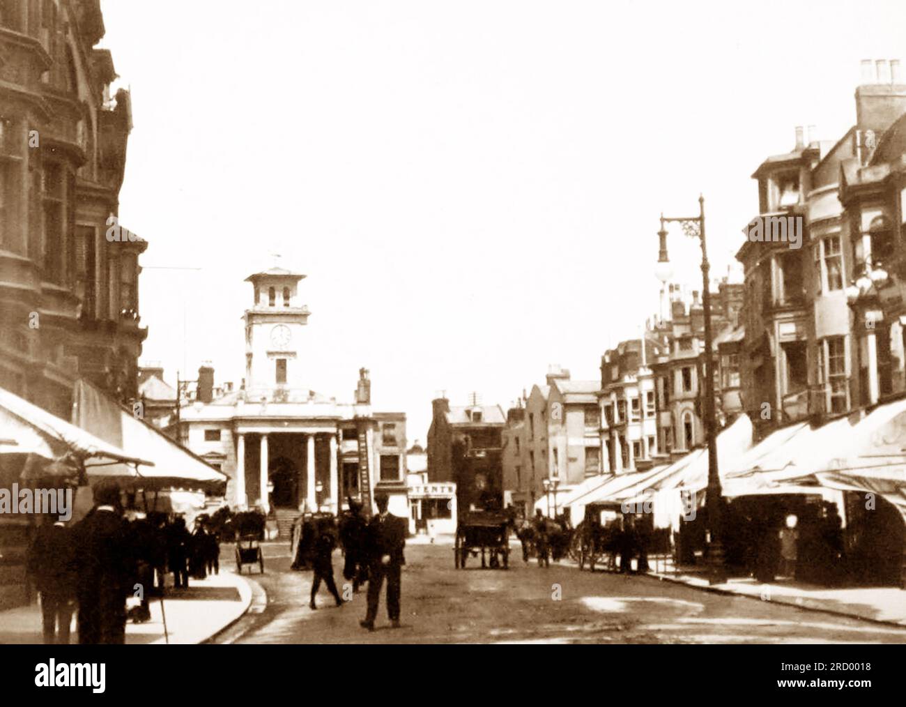 Old Town Hall, Worthing, Victorian period Stock Photo - Alamy