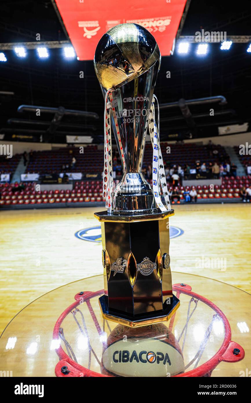CIBACOPA basketball cup champion trophy. Basketball Circuit of the ...