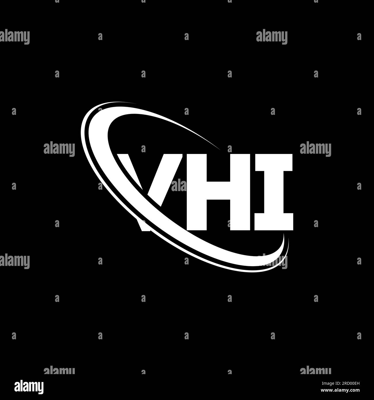 VHI logo. VHI letter. VHI letter logo design. Initials VHI logo linked ...