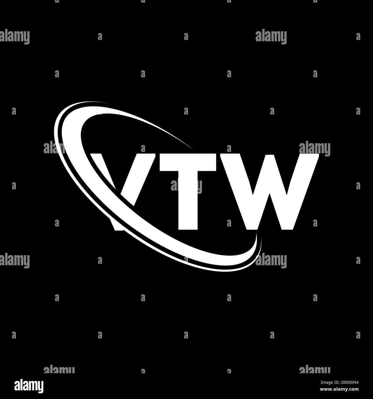 VTW logo. VTW letter. VTW letter logo design. Initials VTW logo linked ...