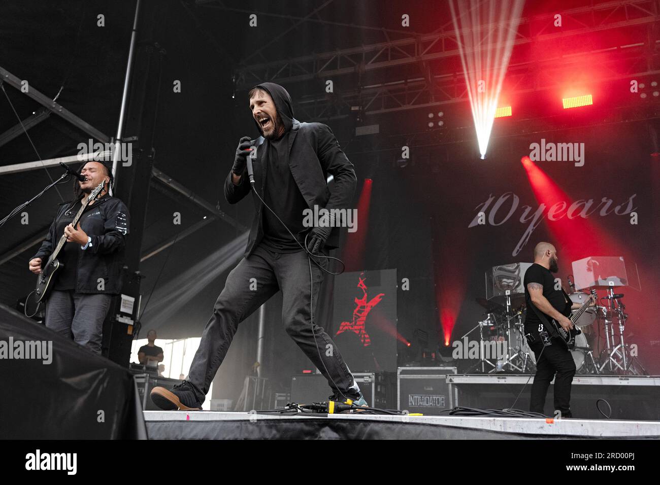 Jesse Hasek of 10 Years performs at Inkcarceration Music and Tattoo ...