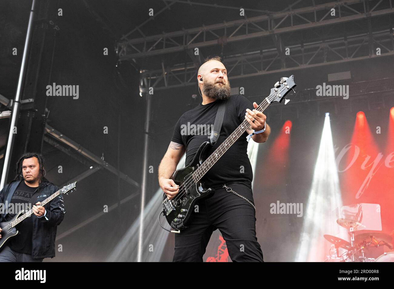 Chad Grennor of 10 Years performs at Inkcarceration Music and Tattoo ...