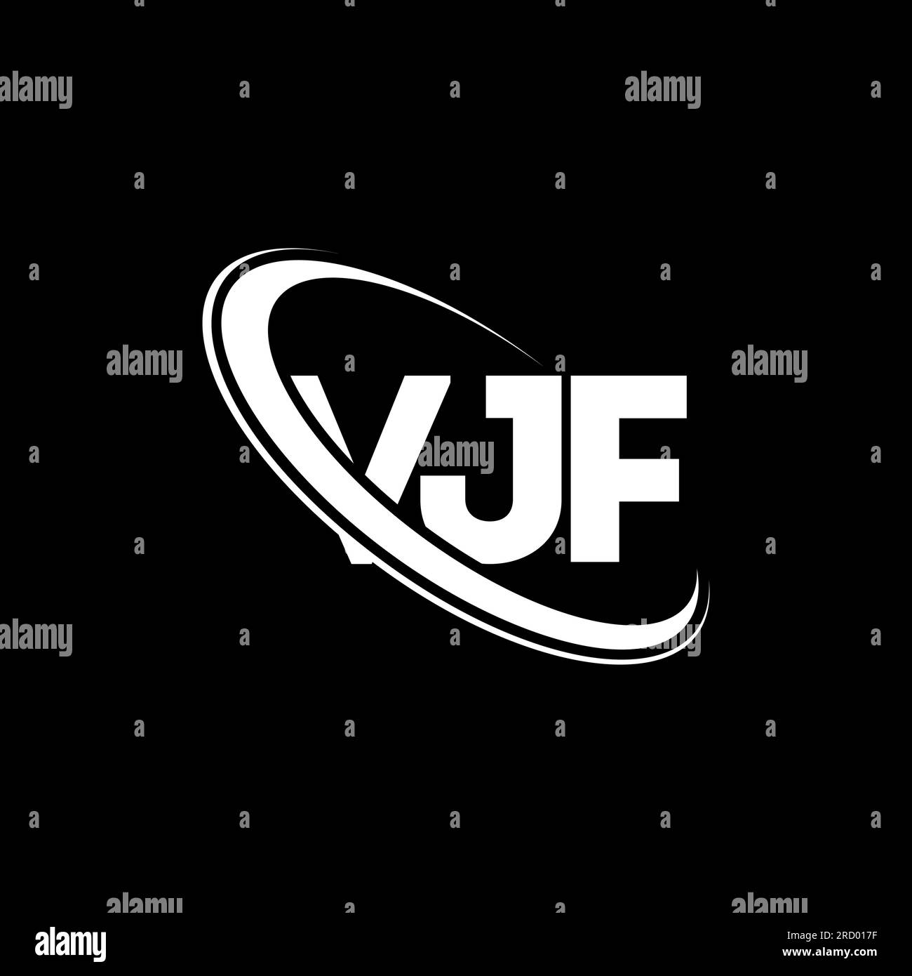 VJF logo. VJF letter. VJF letter logo design. Initials VJF logo linked ...