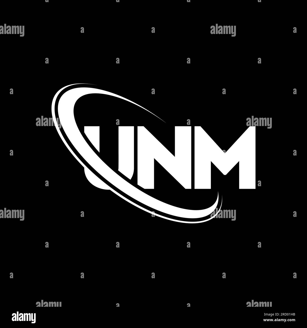 Unm logo design Black and White Stock Photos & Images - Alamy