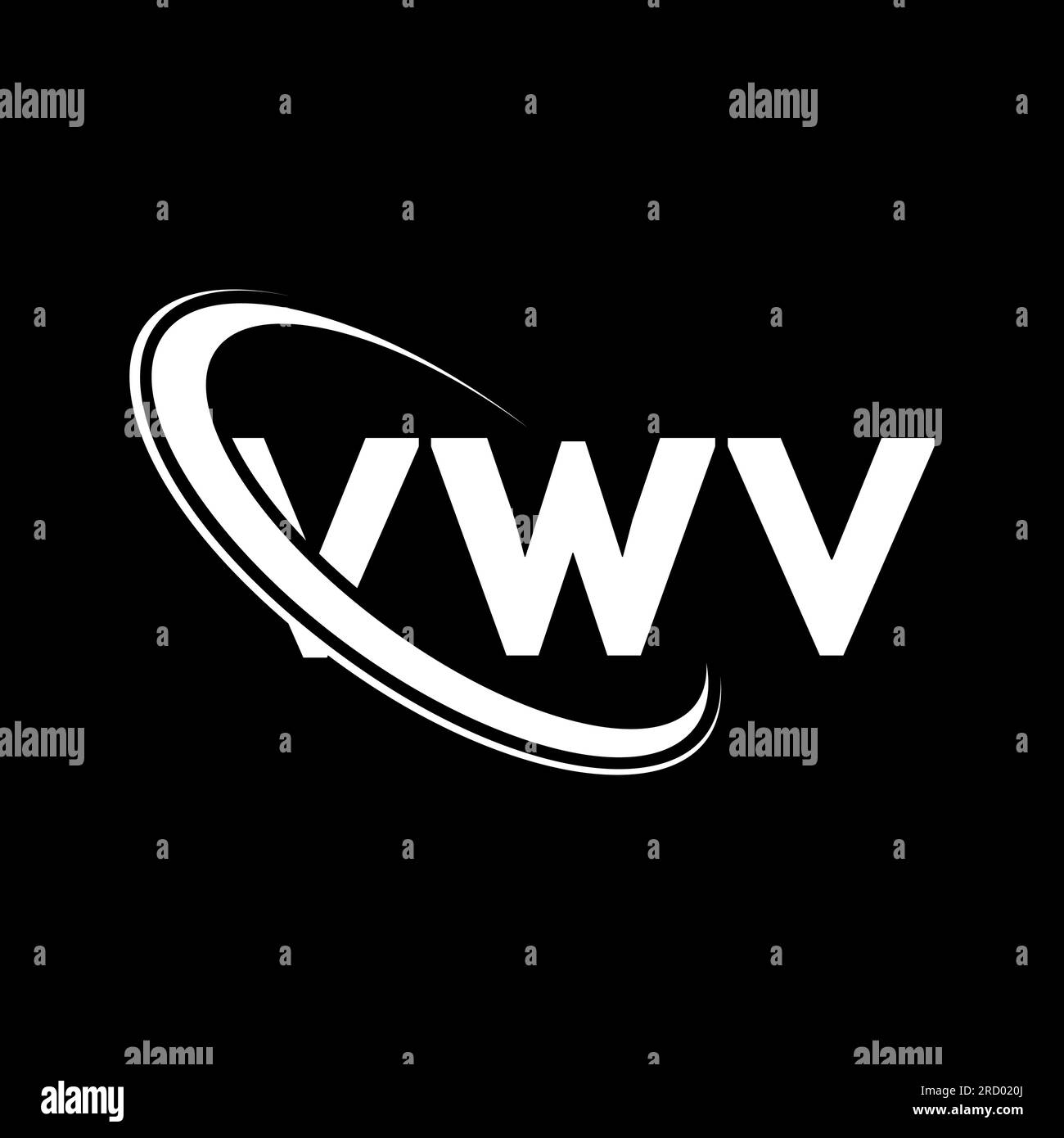 Vwv logo design hi-res stock photography and images - Alamy