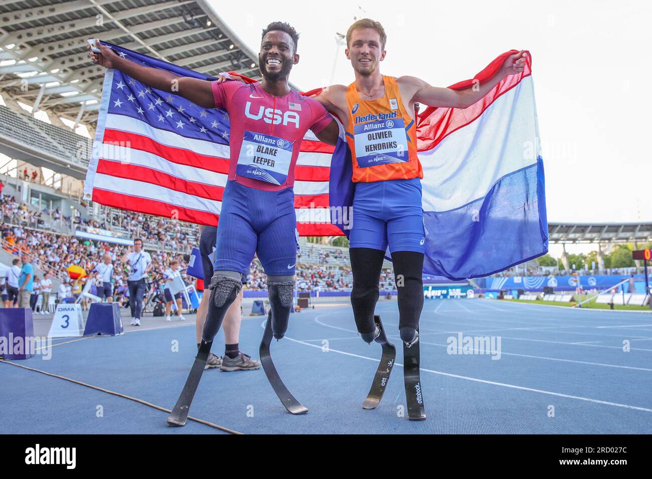 Paris, France. 17th July, 2023. PARIS, FRANCE - JULY 17: Blake Leeper ...