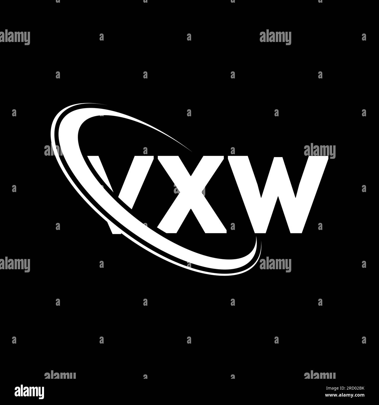 Vxw logo design hi-res stock photography and images - Alamy