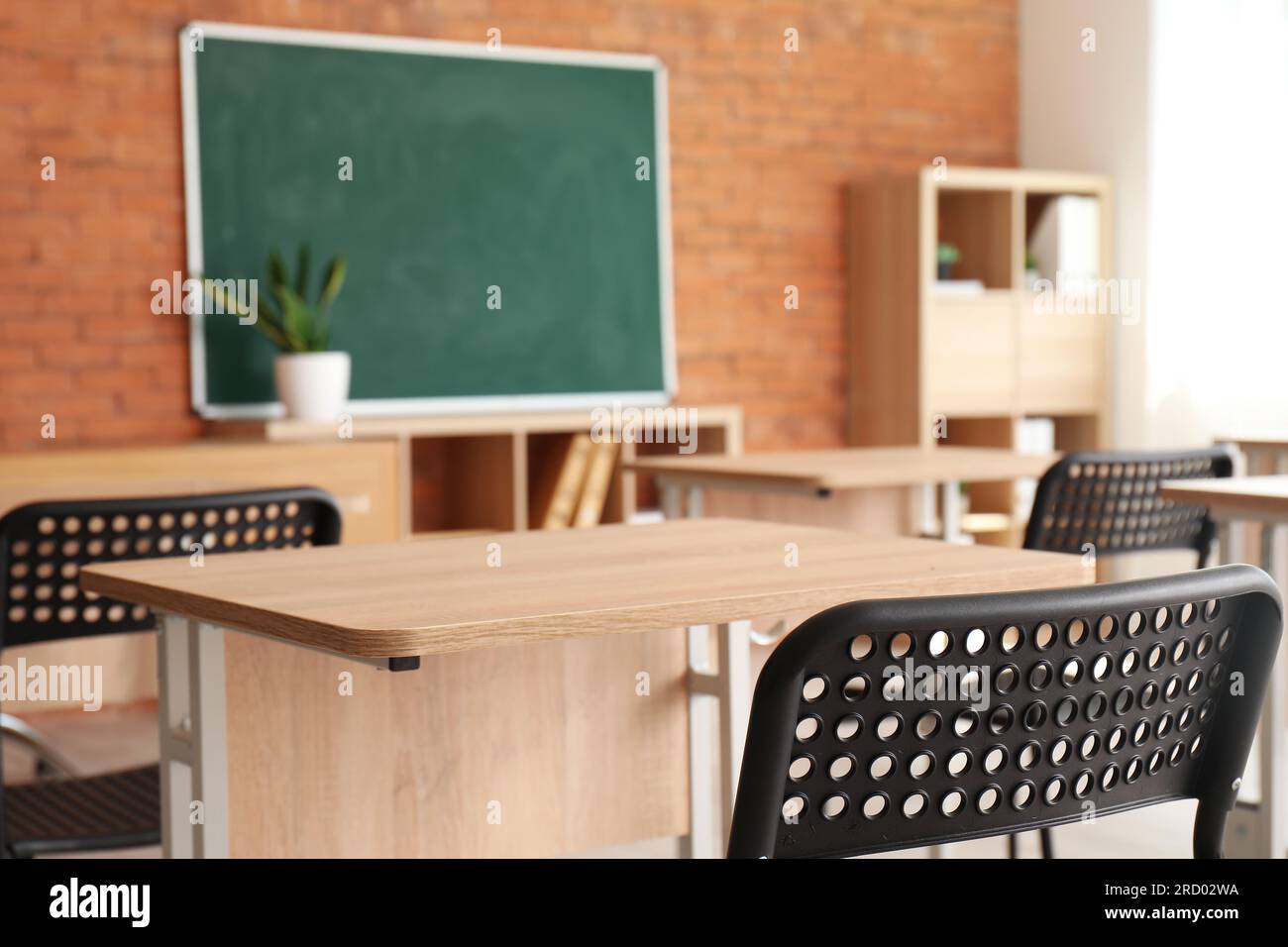 Interior of stylish empty classroom Stock Photo - Alamy