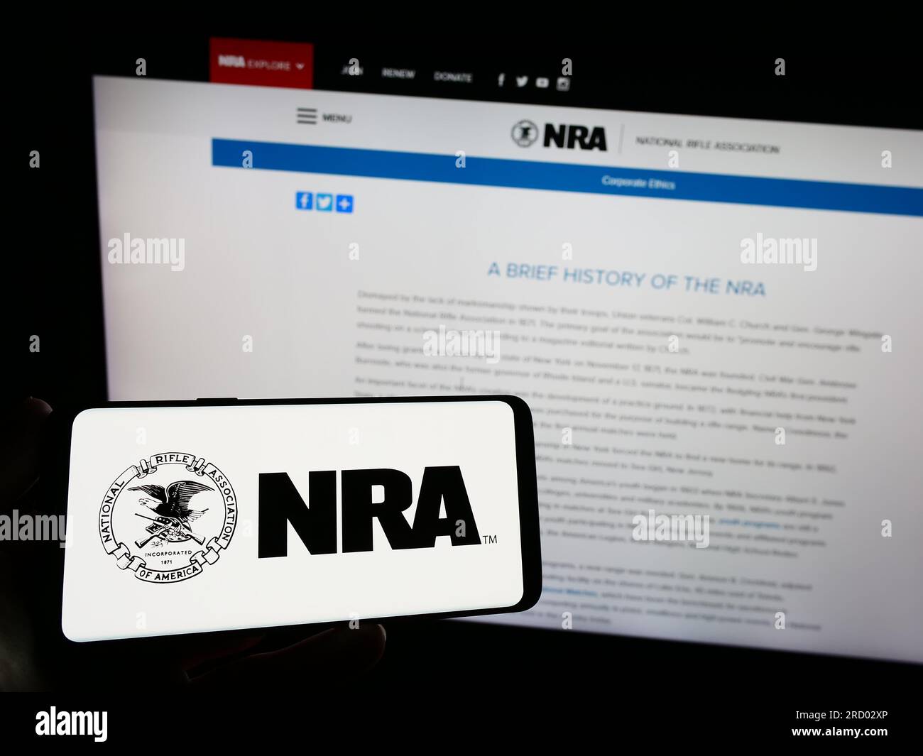 Nra logo hi-res stock photography and images - Alamy