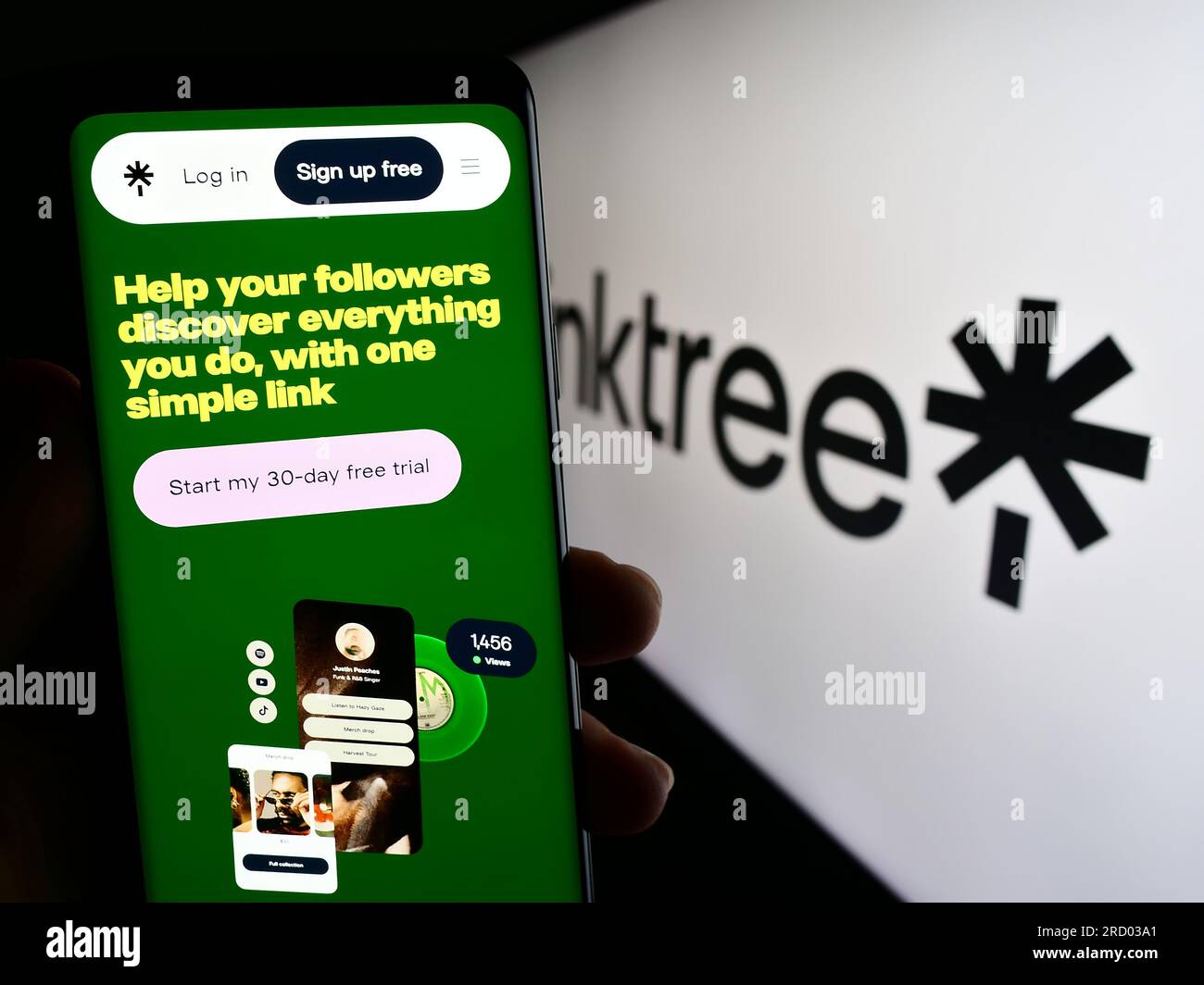 Linktree logo hi-res stock photography and images - Alamy