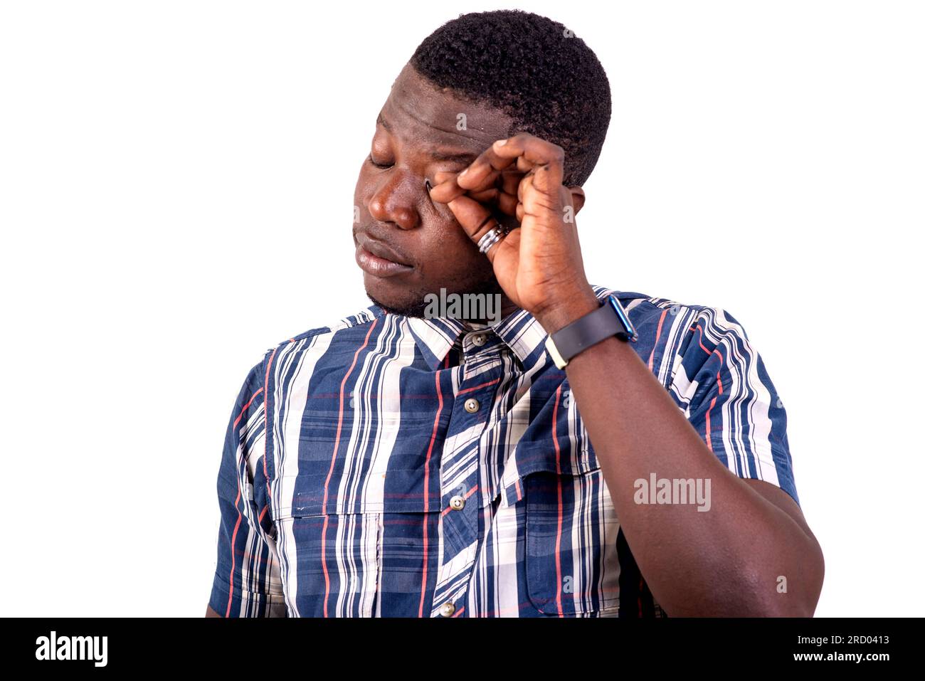 Man holding eye sore hi-res stock photography and images - Alamy